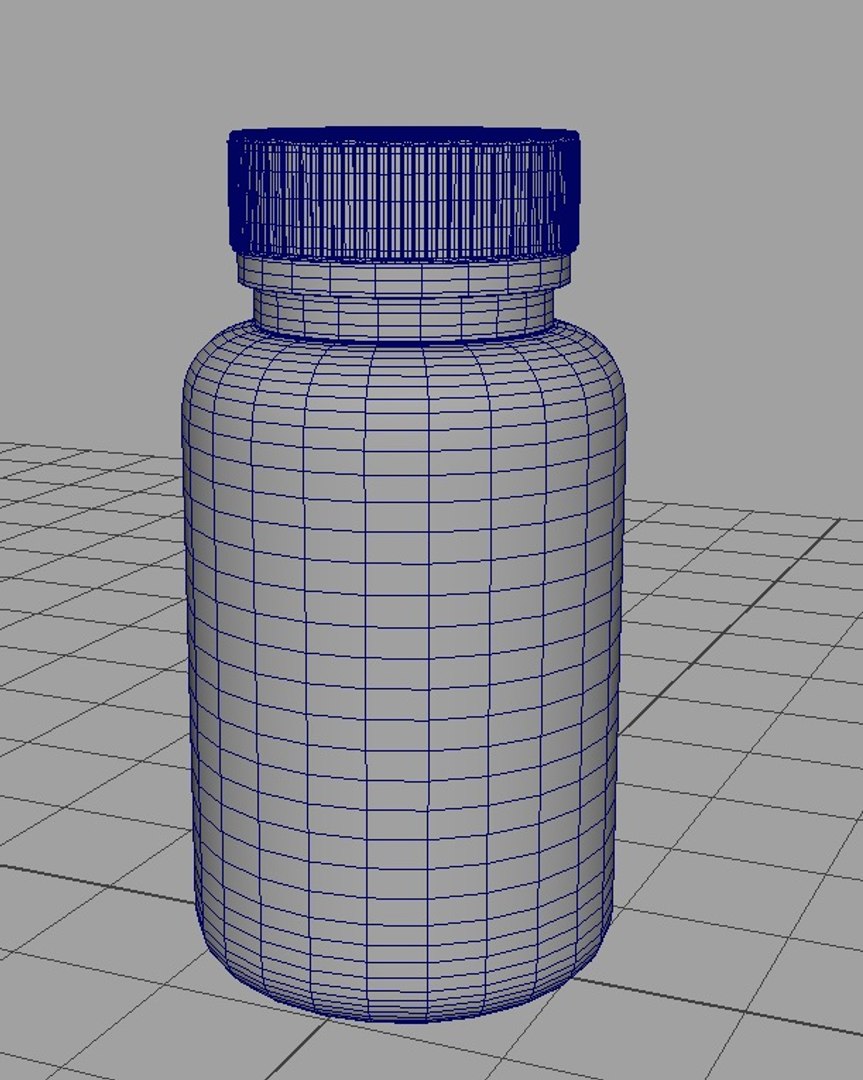 3D Pharma Bottle Model - TurboSquid 1303089