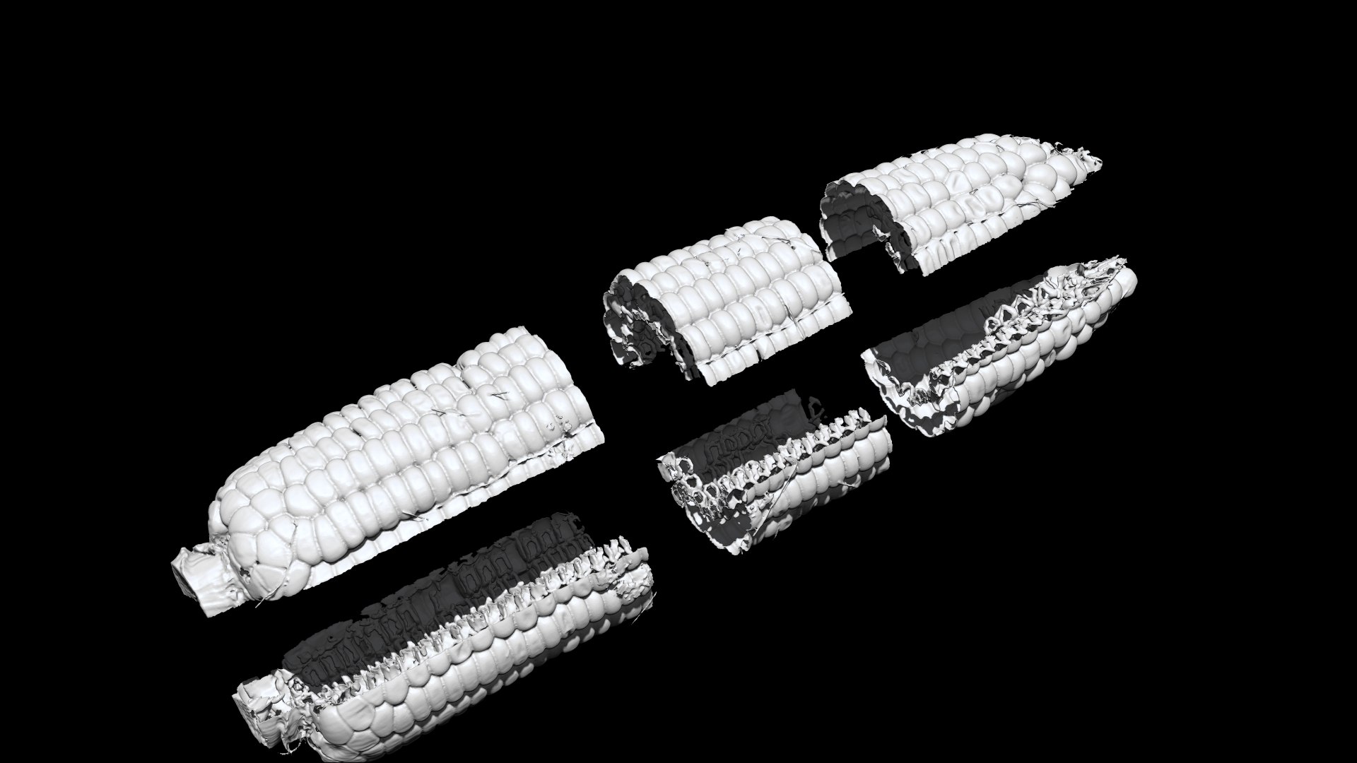 3D Model Corn 3D CT Scan Model Cut3 Decimate 80 Percent - TurboSquid ...