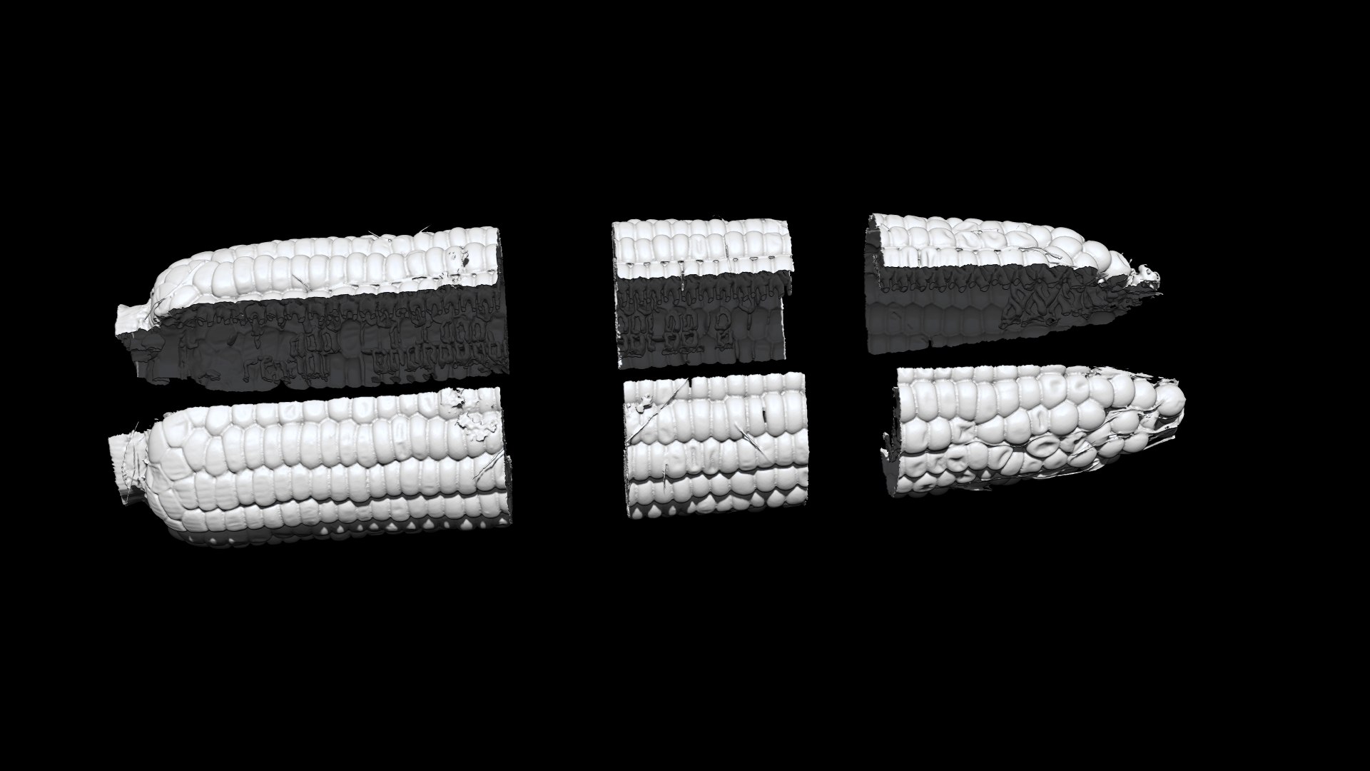 3D Model Corn 3D CT Scan Model Cut3 Decimate 80 Percent - TurboSquid ...