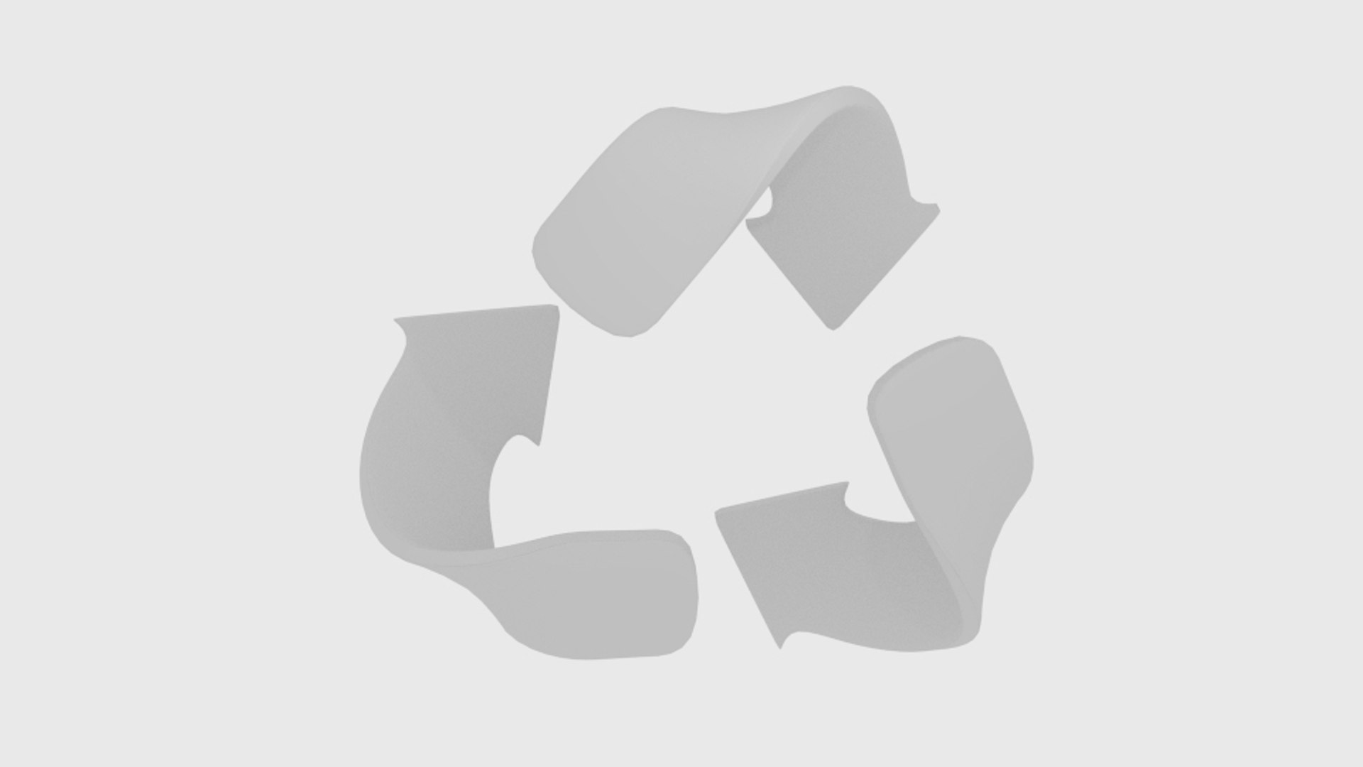 3d Recycle Logo