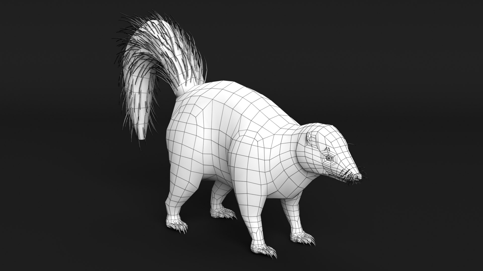 3D Skunk Chipmunk Mouse - TurboSquid 1687004