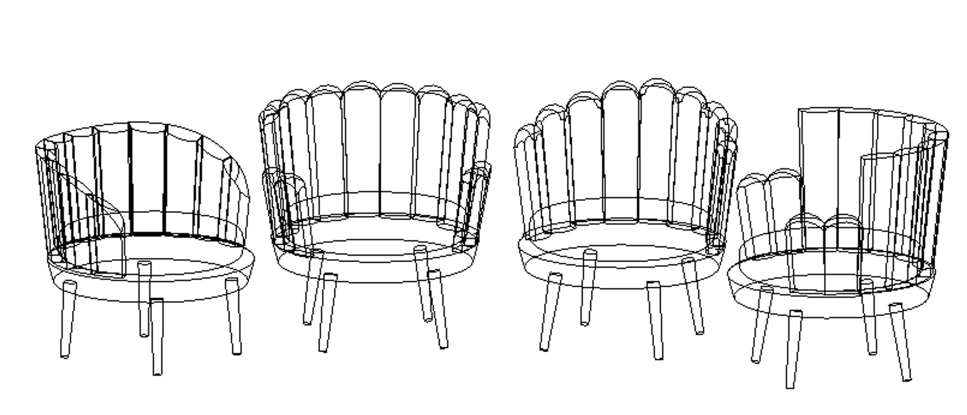 Revit - Modern Chair 3D Model - TurboSquid 1467961