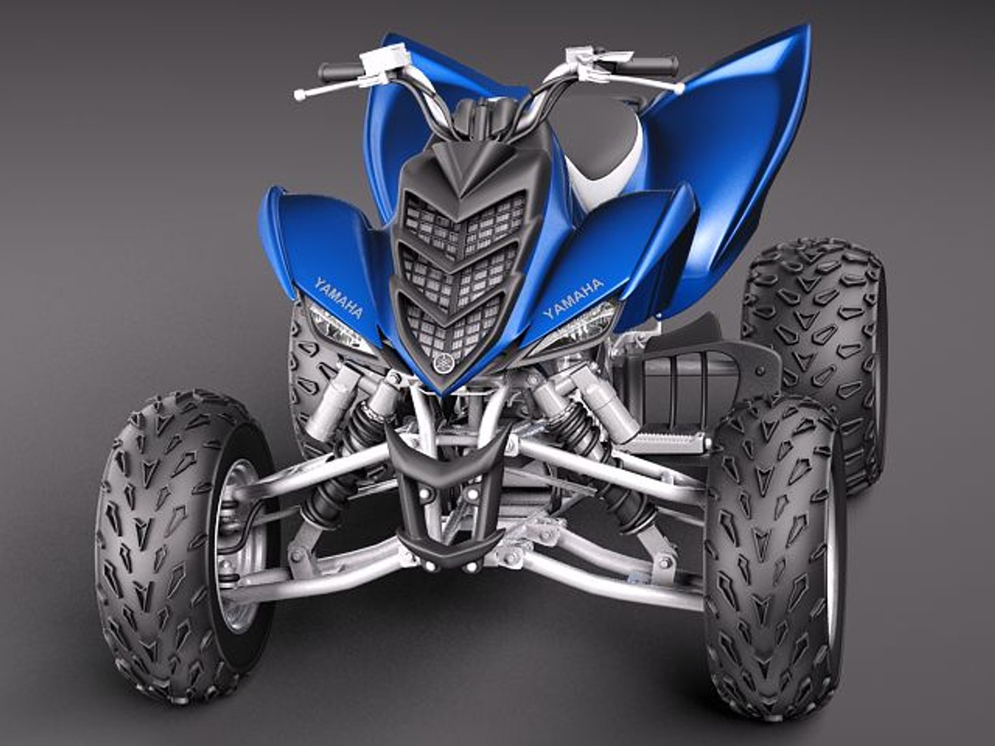 3d yamaha raptor quad