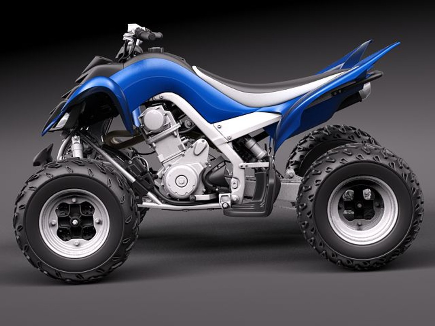 3d yamaha raptor quad