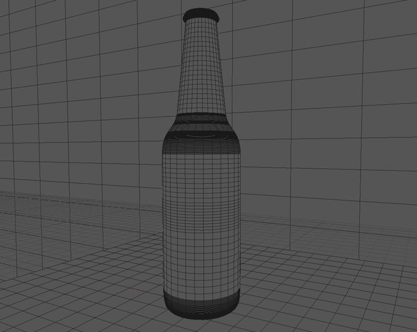 3d Beer Bottle Model