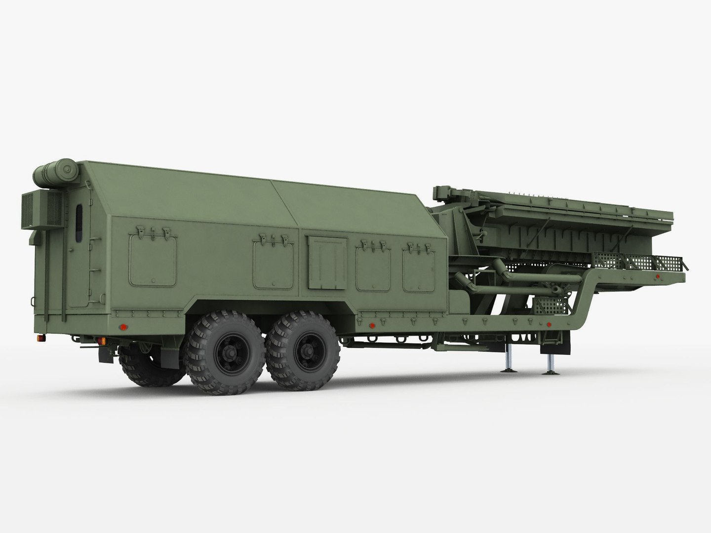 Radar Trailer 19g6 3D Model - TurboSquid 1371735