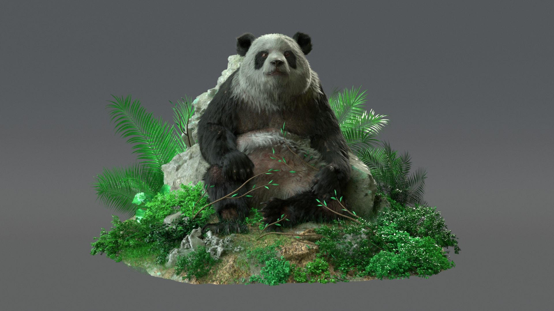 Giant Panda MODEL 3D - TurboSquid 1750428