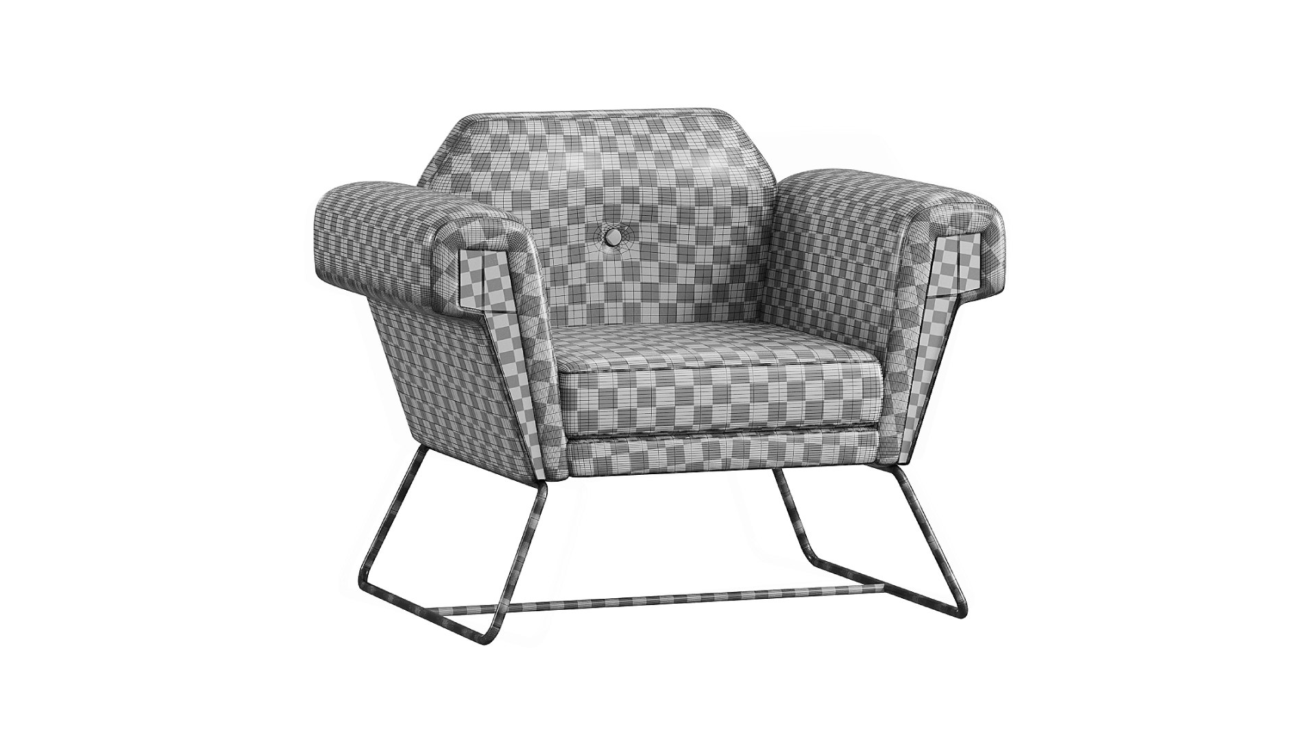 3D Model HOVE CLUB Easy Chair By Liqui Contracts - TurboSquid 2199904