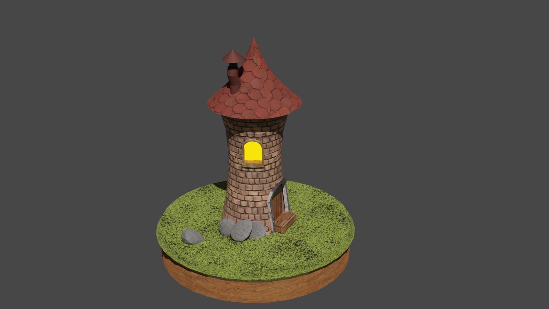 Magic tower model - TurboSquid 1593545