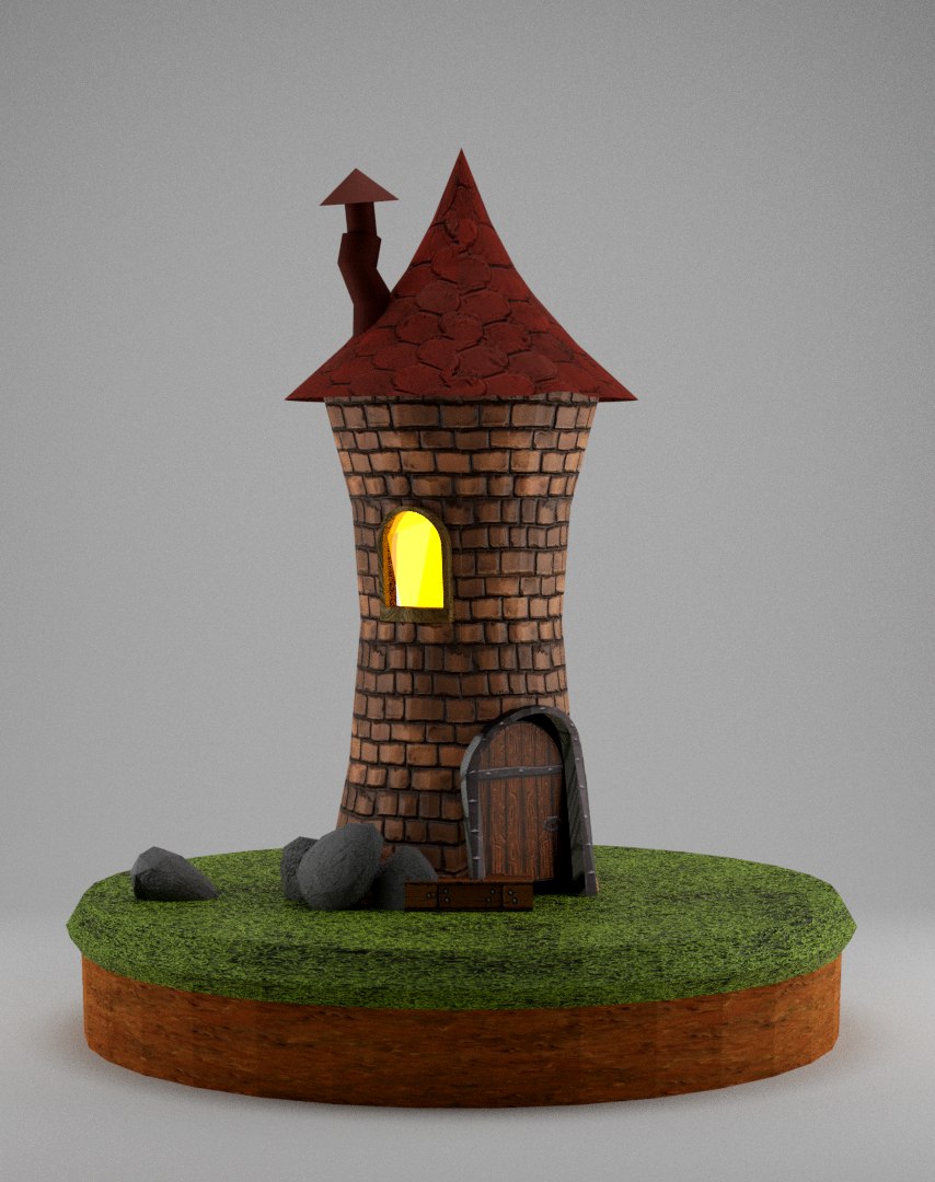 Magic tower model - TurboSquid 1593545