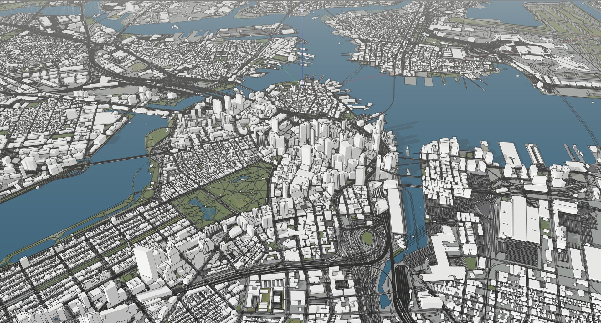 Boston city - 3D - TurboSquid 1334271