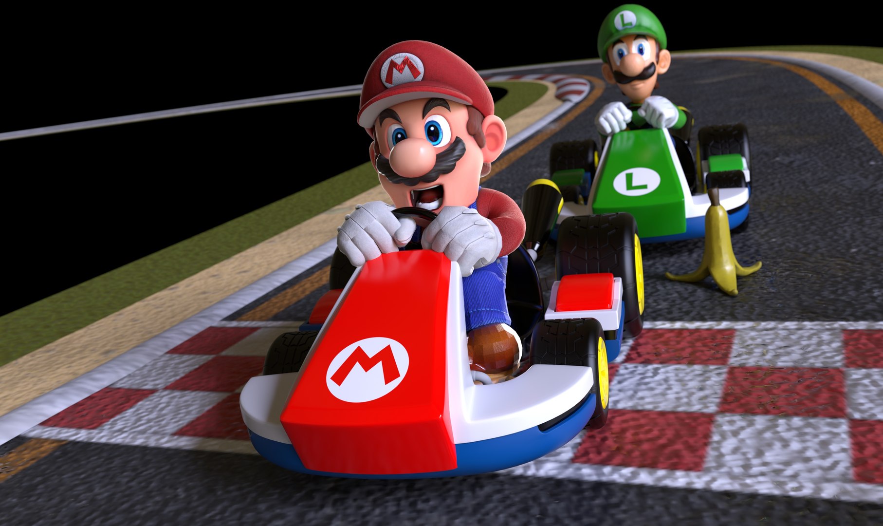 3D Mario Kart - TurboSquid 1787448