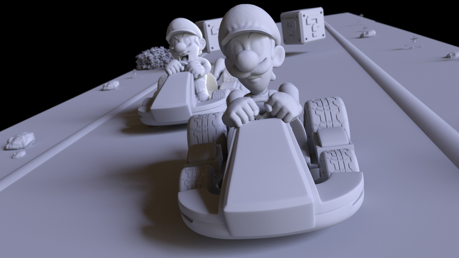 3D Mario Kart - TurboSquid 1787448