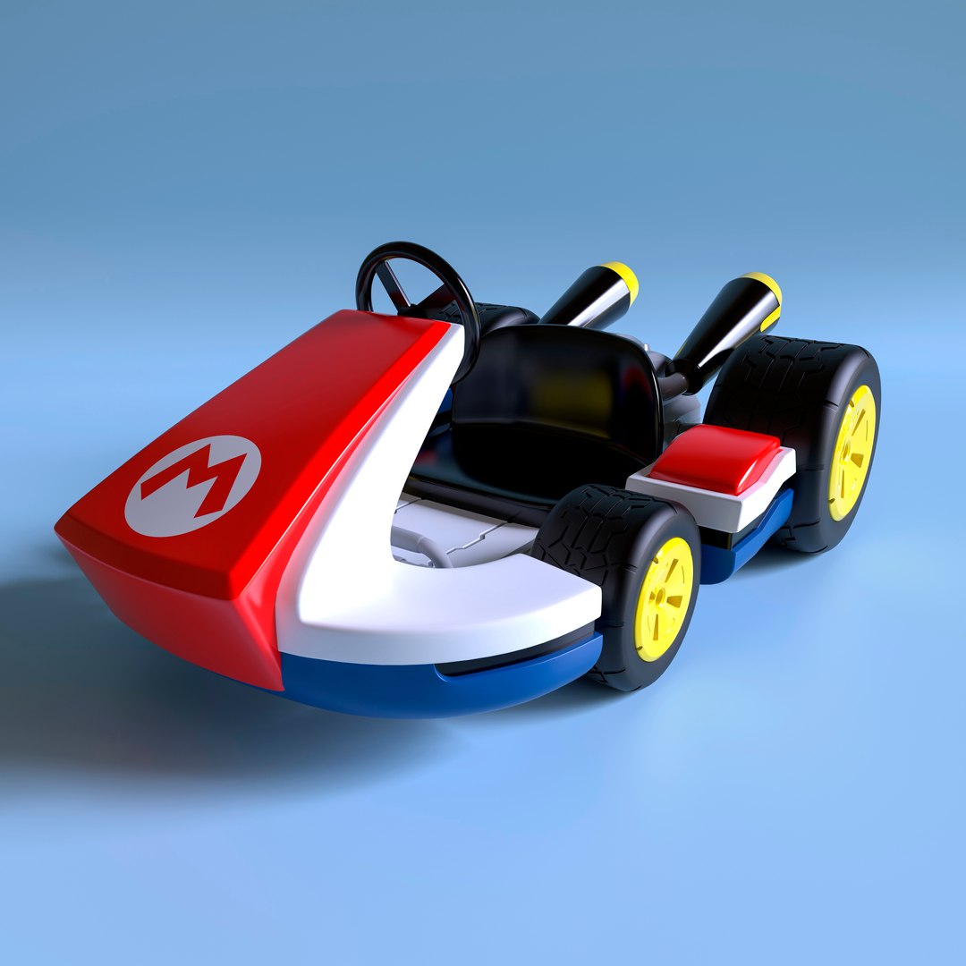 3D Mario Kart - TurboSquid 1787448