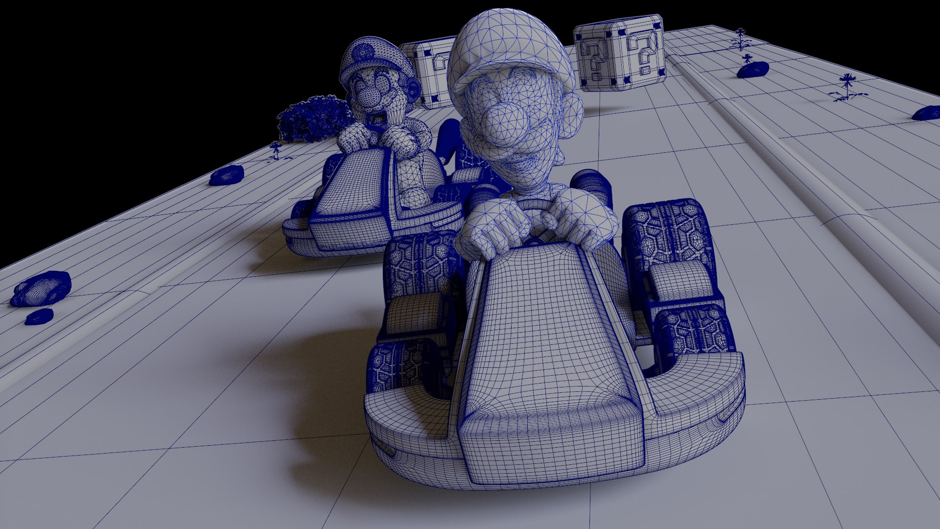 3D Mario Kart - TurboSquid 1787448