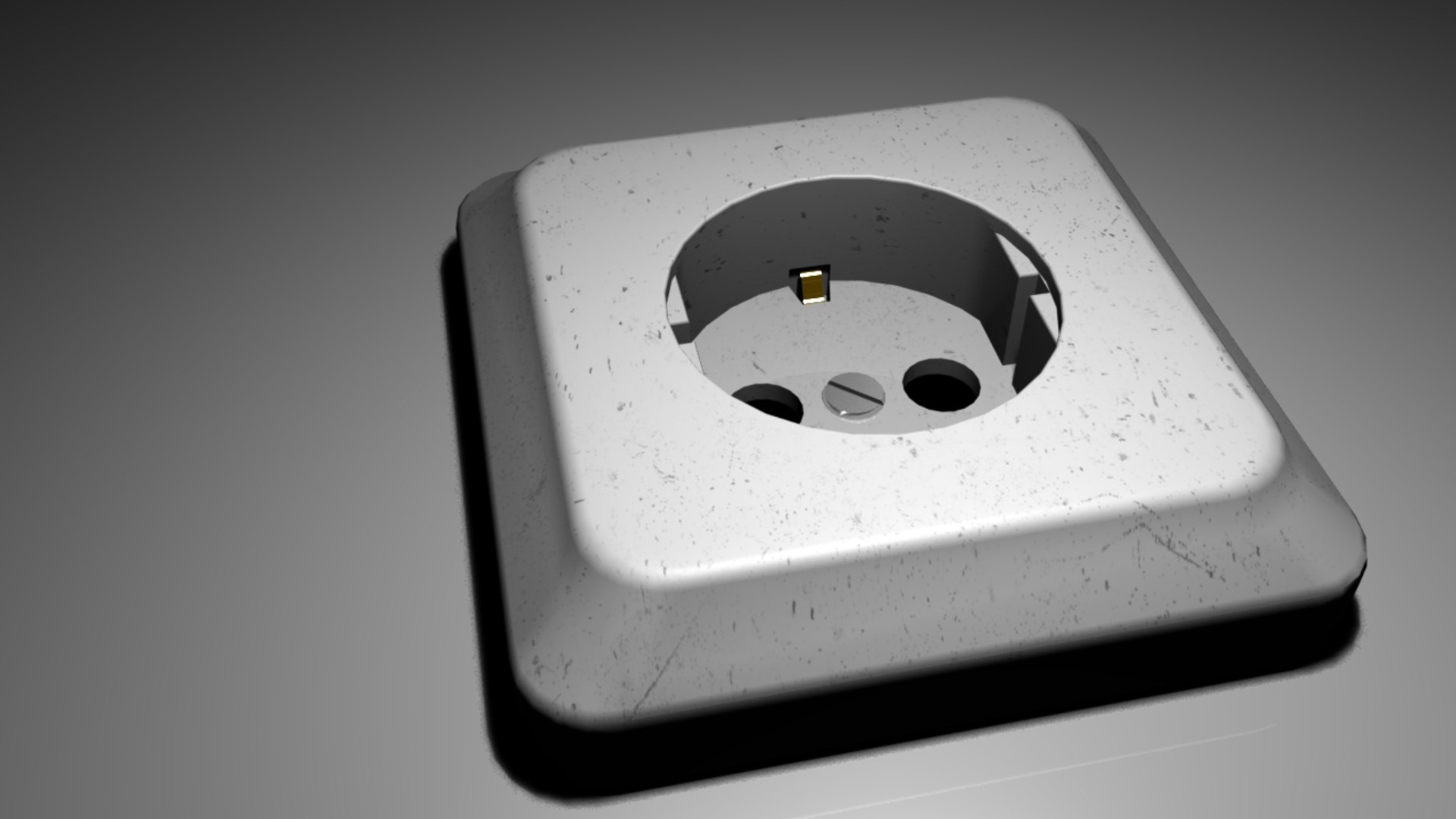 Plug Socket 3d Obj