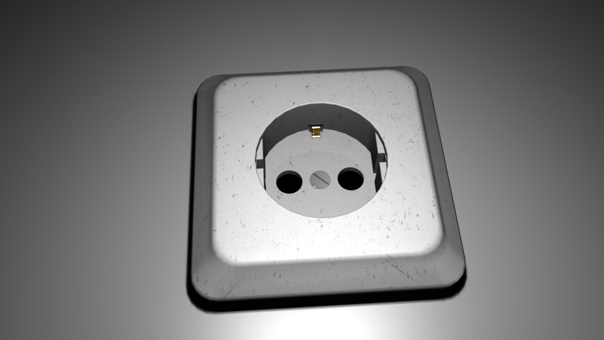 Plug Socket 3d Obj