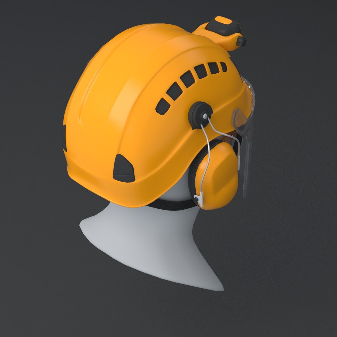 Professional helmet work height model - TurboSquid 1214259