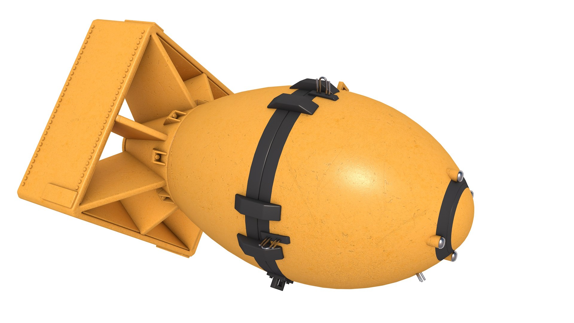 3D Fat Man Nuclear Bomb 1 Model - TurboSquid 2036465