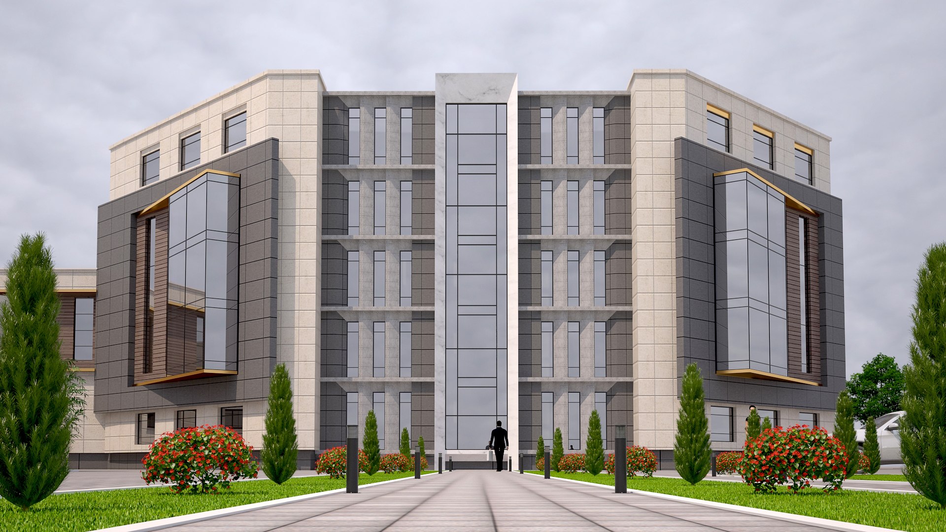 3D Office Building - TurboSquid 1515609