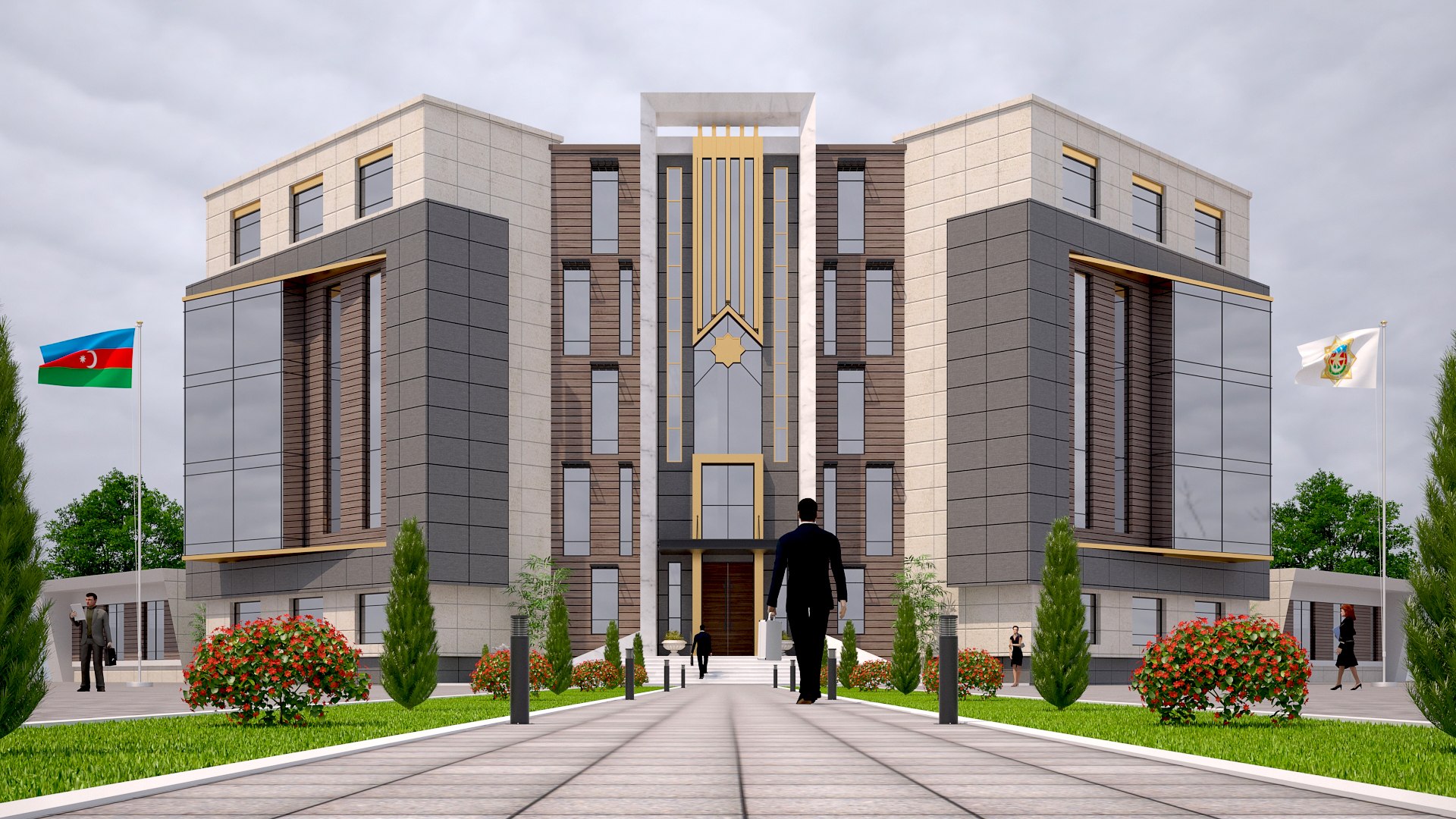 3D Office Building - TurboSquid 1515609