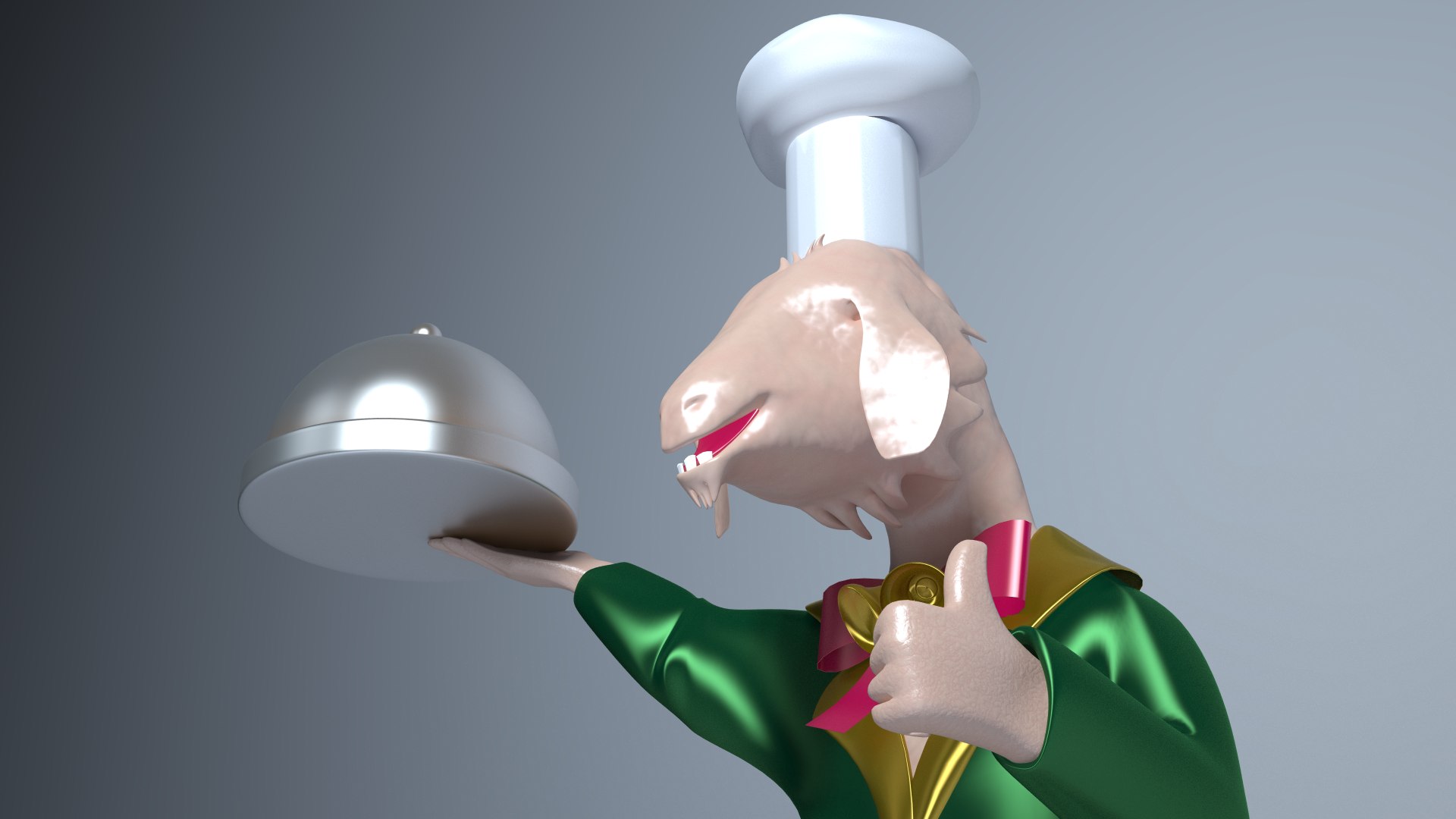 NFT Cartoon Chef 3D model - TurboSquid 1859692