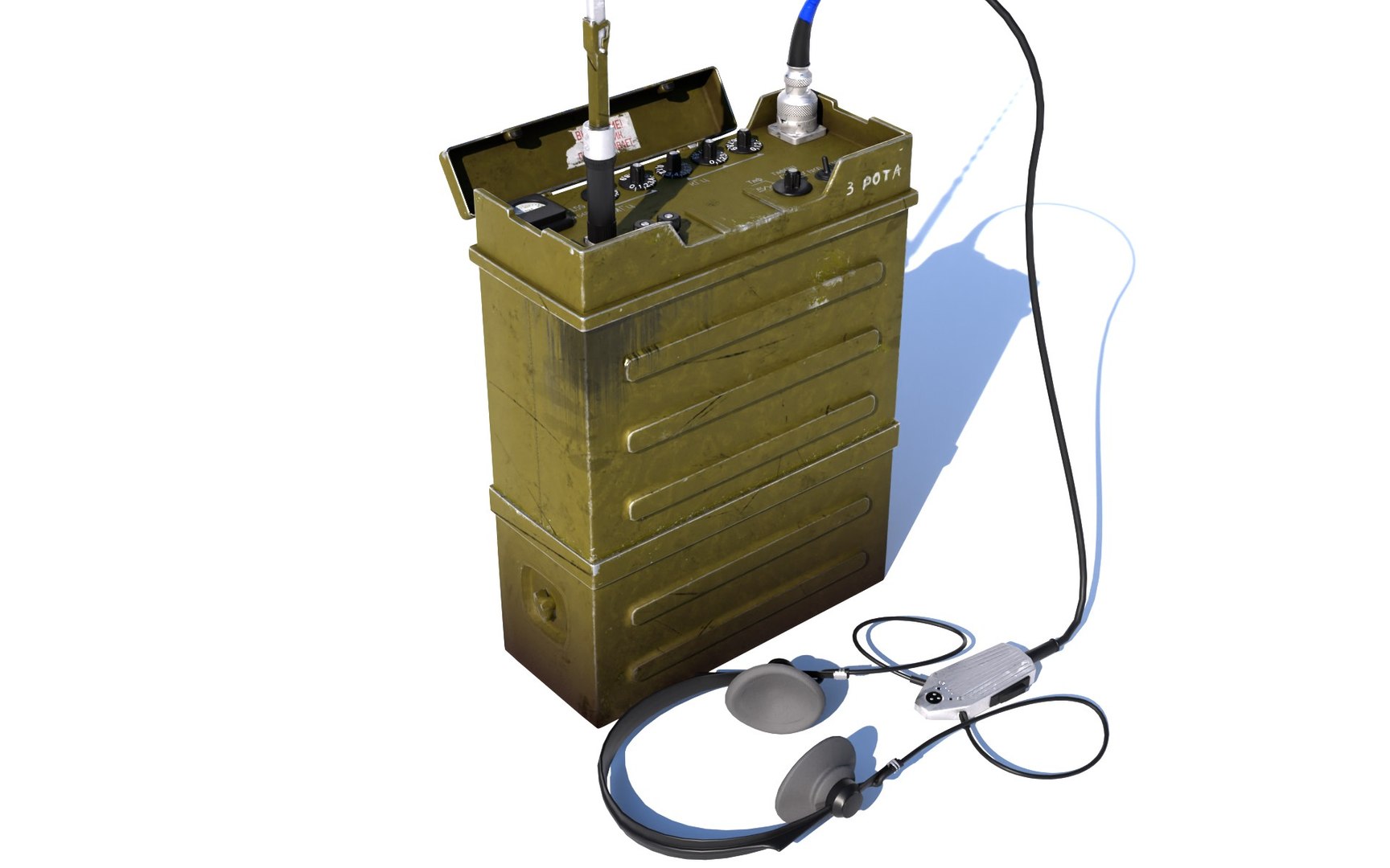 R-159 Soviet Portable Military Radio Station Model - TurboSquid 1948833