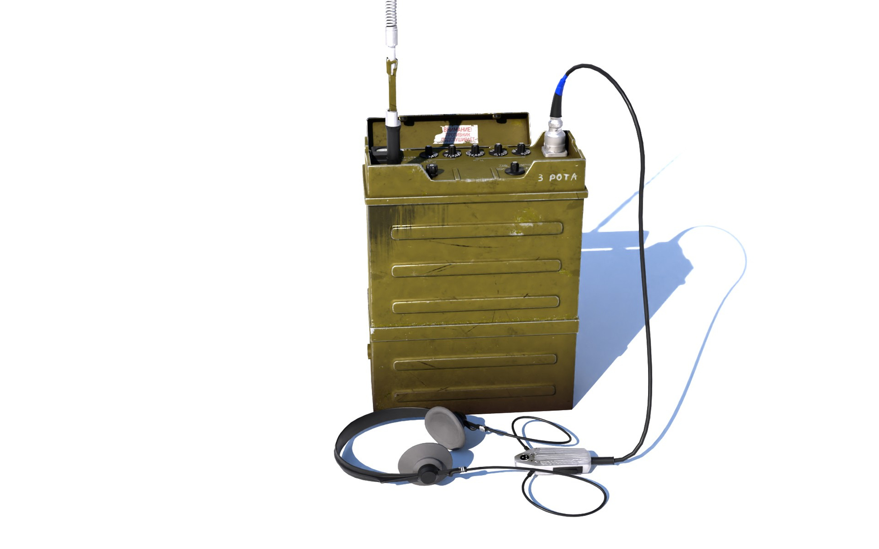 R-159 Soviet Portable Military Radio Station Model - TurboSquid 1948833