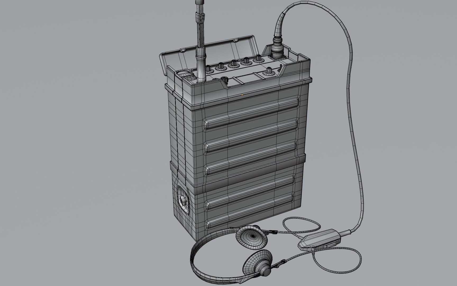 R-159 Soviet Portable Military Radio Station Model - TurboSquid 1948833