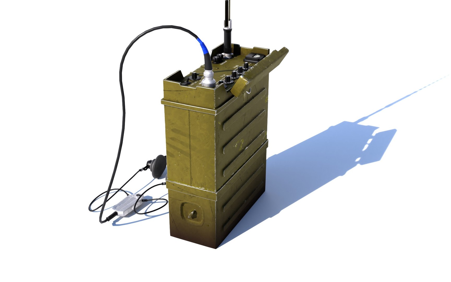 R-159 Soviet Portable Military Radio Station Model - TurboSquid 1948833