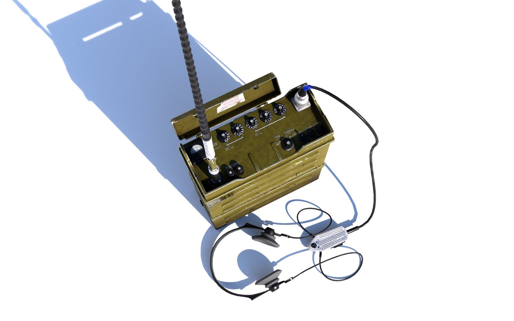 R-159 Soviet Portable Military Radio Station Model - TurboSquid 1948833