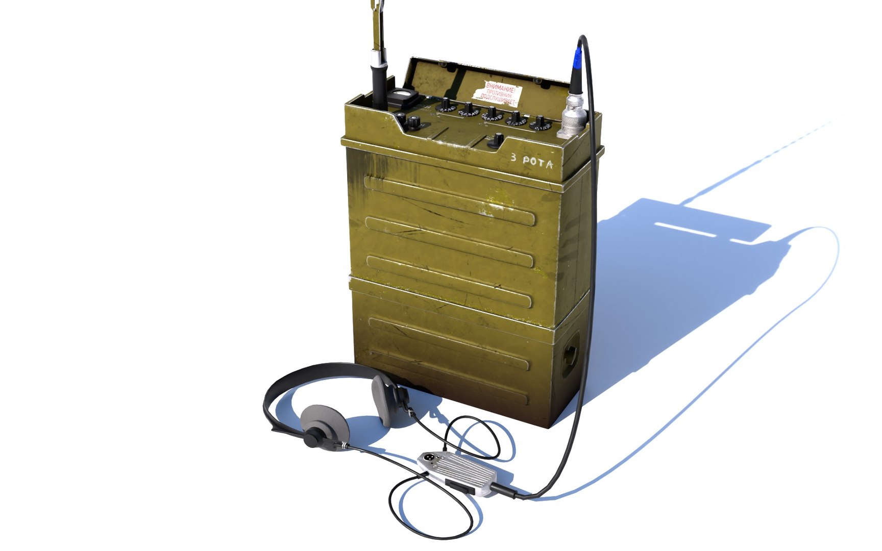 R-159 Soviet Portable Military Radio Station Model - TurboSquid 1948833