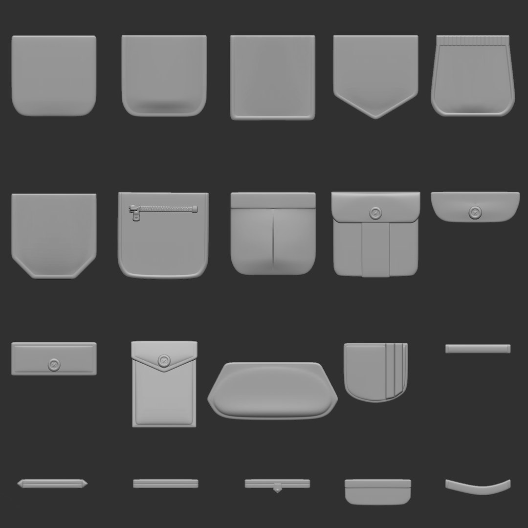 Pockets Imm Vdm Model - TurboSquid 1559990