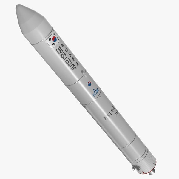 South korean rocket kslv 3D - TurboSquid 1591536