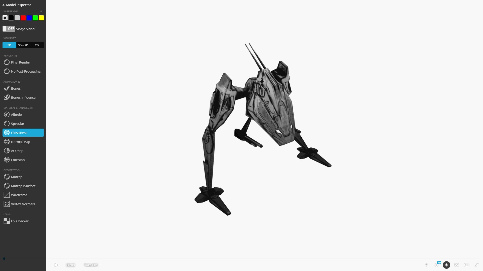 3D Model Mech Walker Animation Walk - TurboSquid 1385238