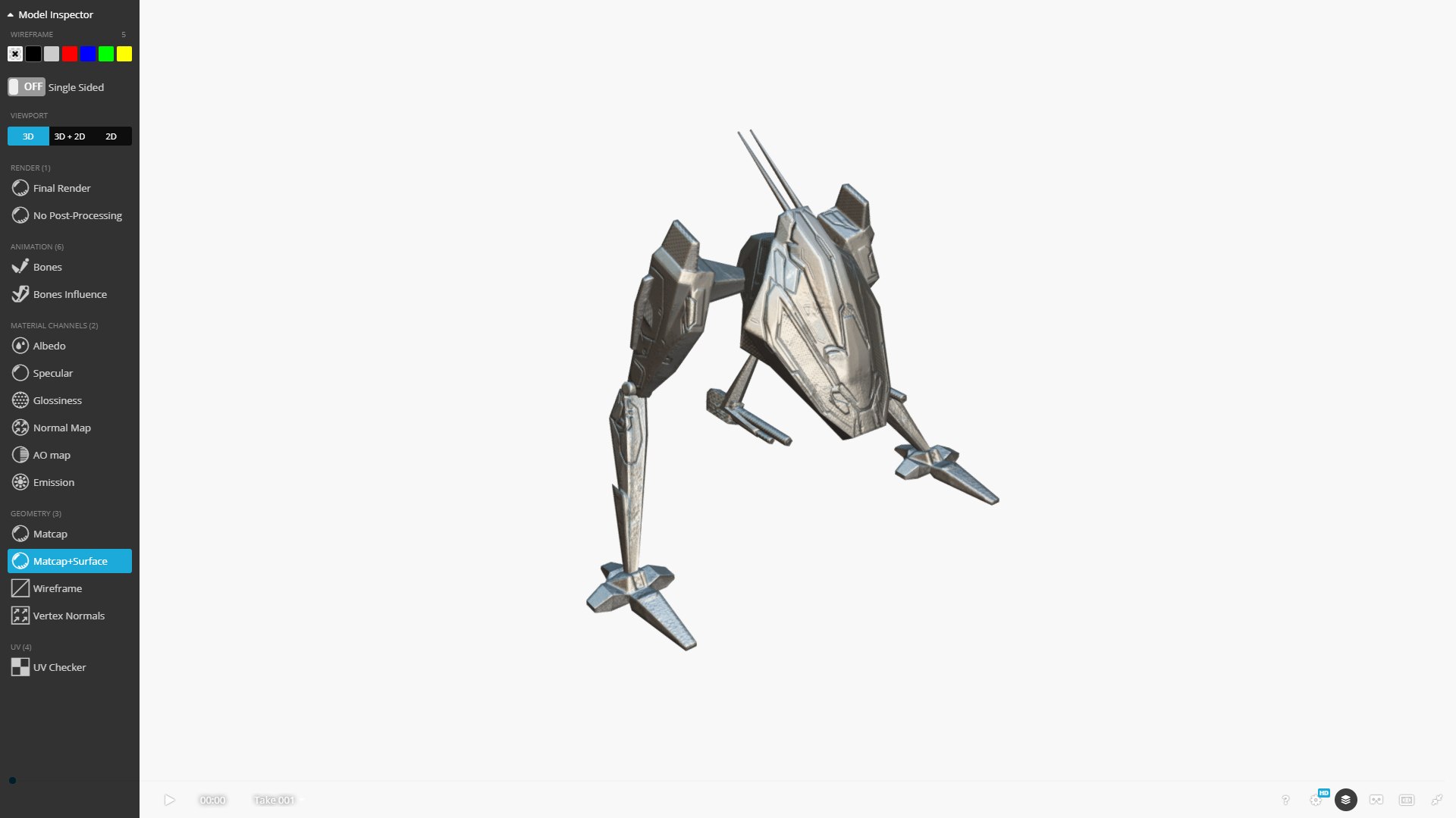 3D Model Mech Walker Animation Walk - TurboSquid 1385238