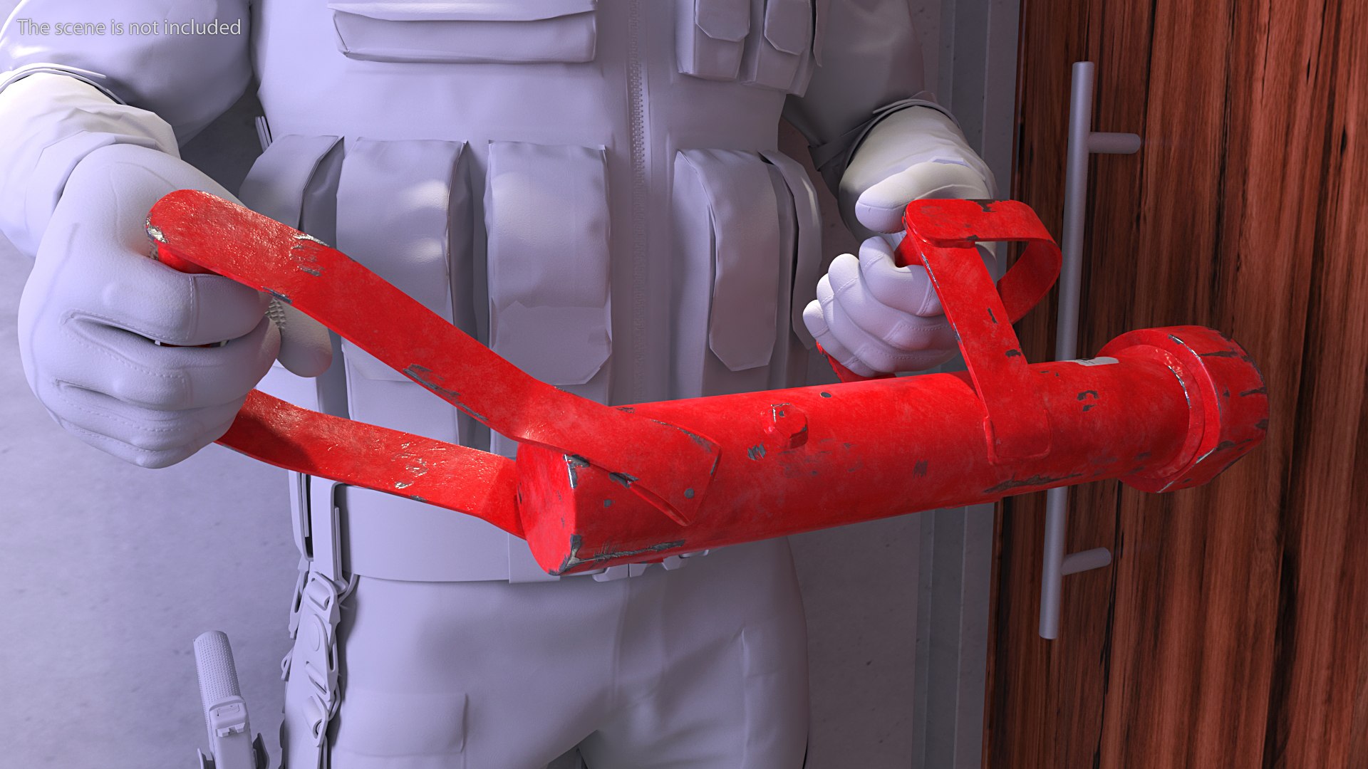 3D Model Sigma Enforcer Modern Battering Ram - TurboSquid 1624231