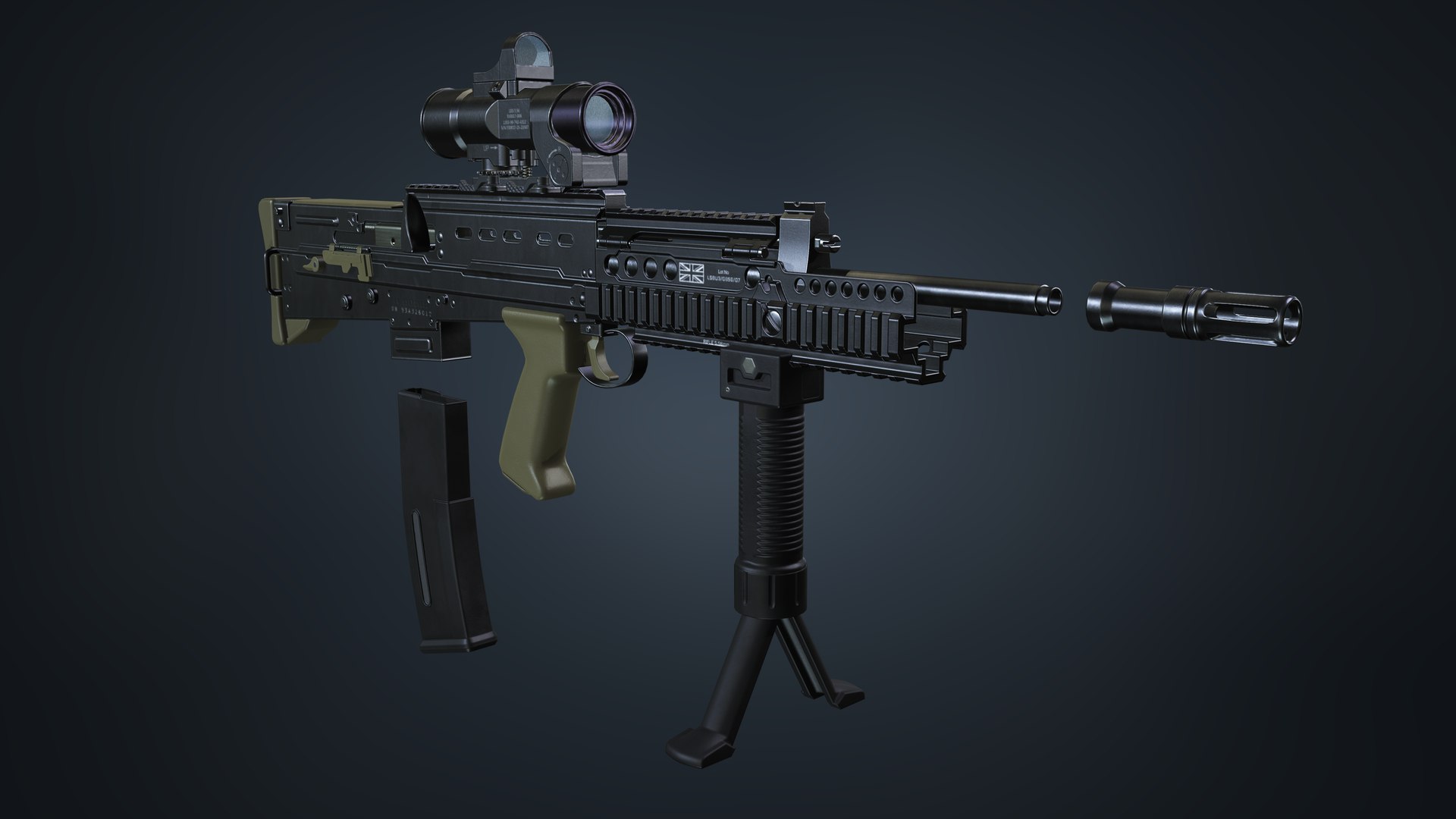 SA80 3D Model - TurboSquid 1942860