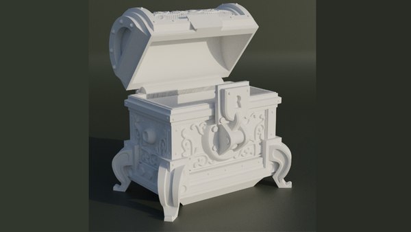 Treasure Box Dice Box Pattern 3D print model 3D 모델 - TurboSquid 2018201