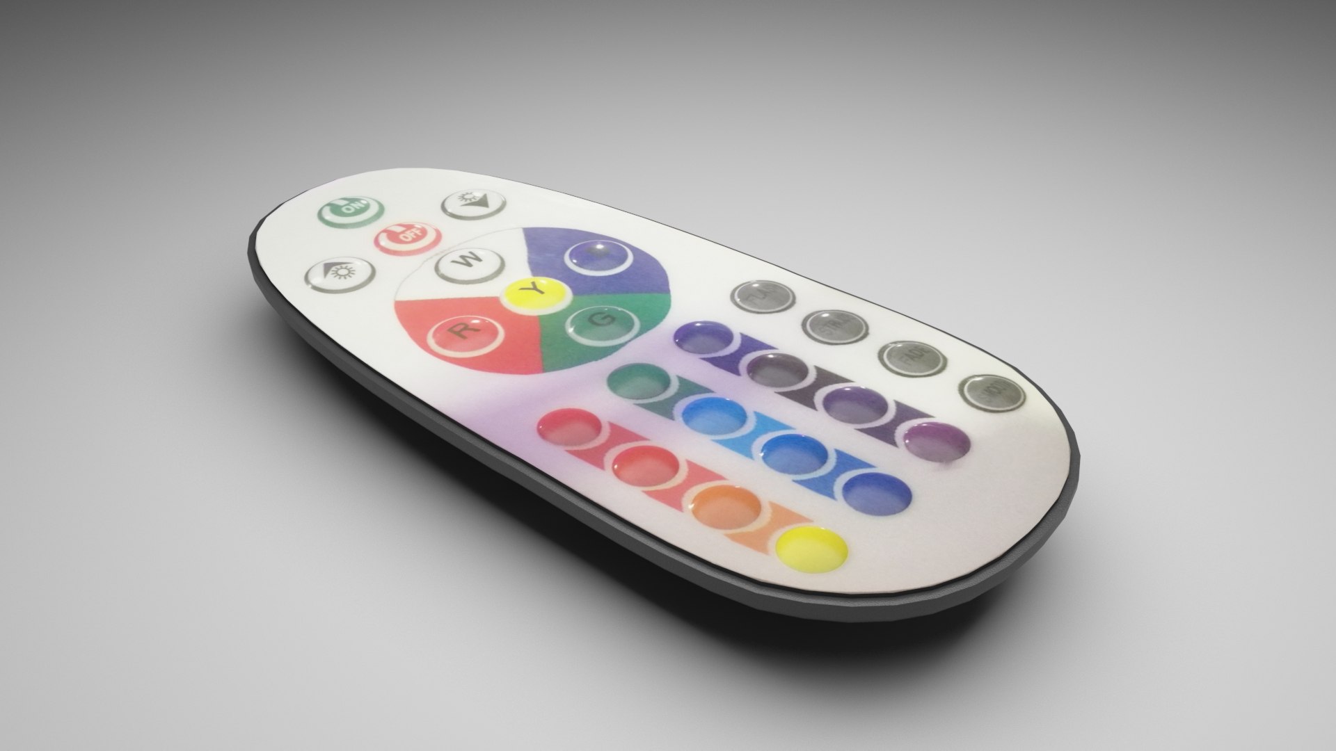 RGB Light Remote Control 3D model - TurboSquid 1745679