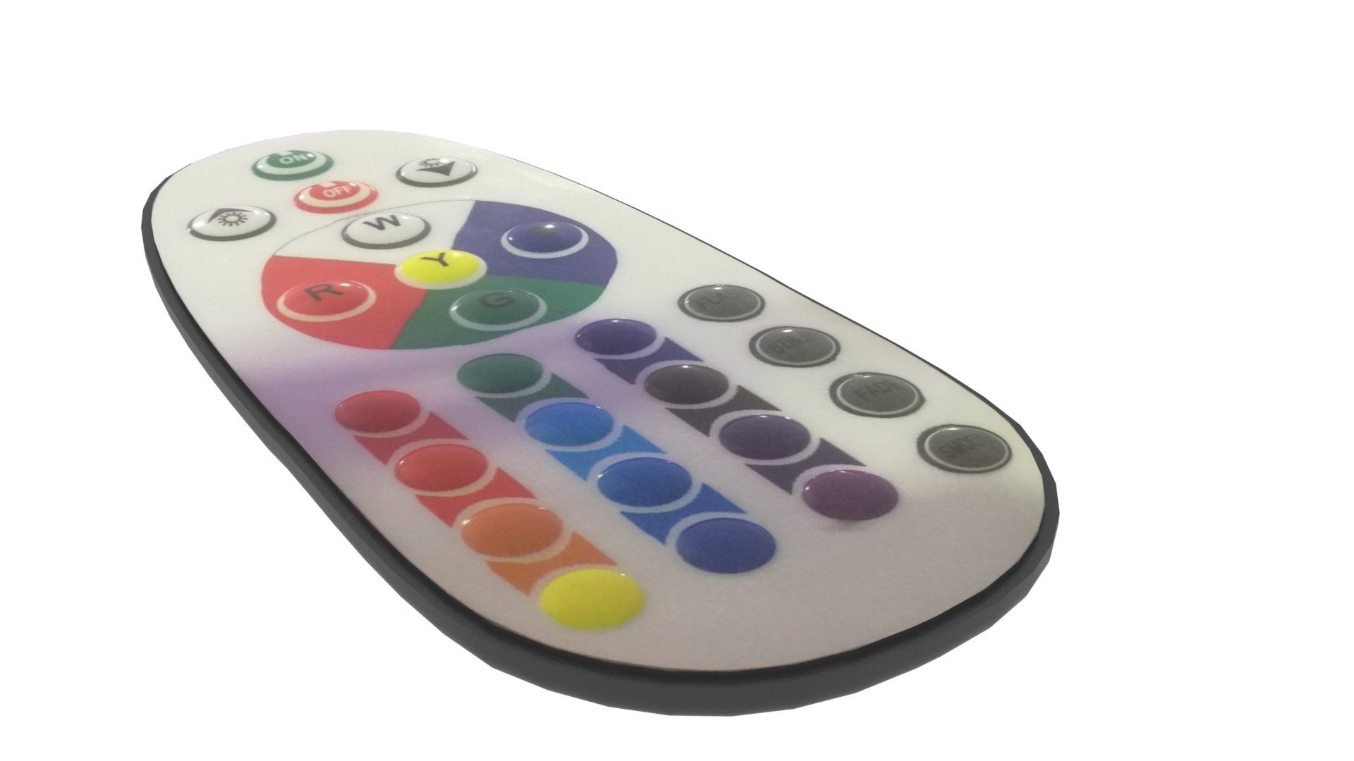 RGB Light Remote Control 3D Model - TurboSquid 1745679