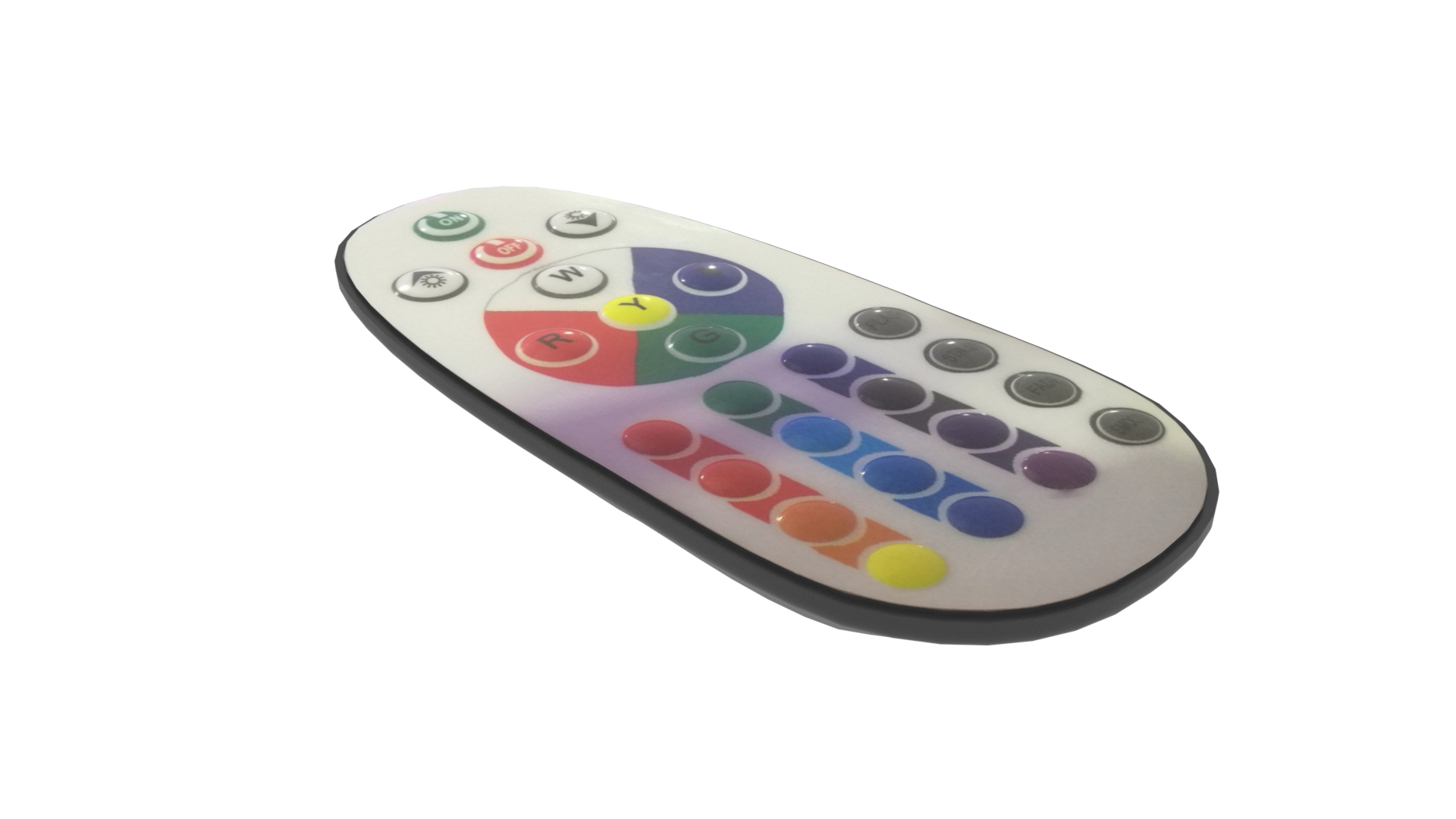 RGB Light Remote Control 3D Model - TurboSquid 1745679