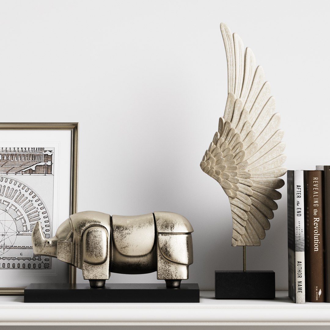 Decor Set 66 3D Model - TurboSquid 1494092