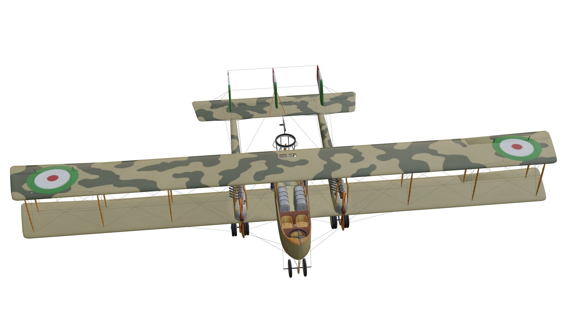 Caproni Ca3 3D - TurboSquid 2346041