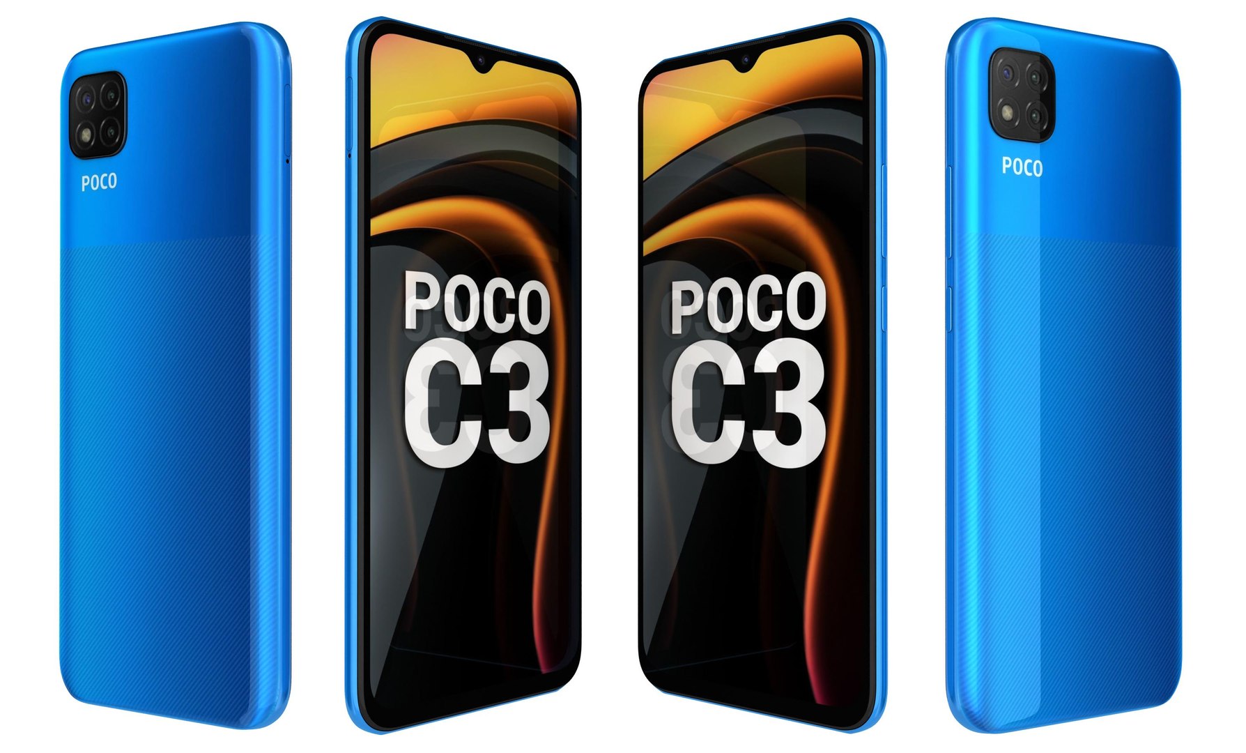 3D Xiaomi Poco C3 Arctic - TurboSquid 1654275