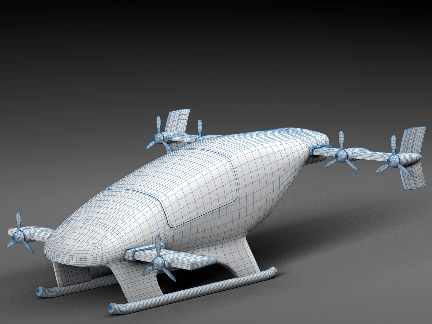 Flying Car Prototype Model - TurboSquid 1213884
