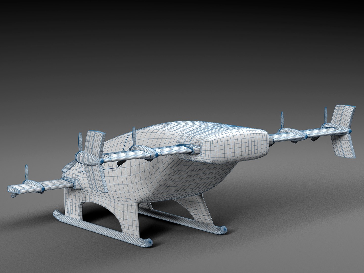 Flying Car Prototype Model - TurboSquid 1213884