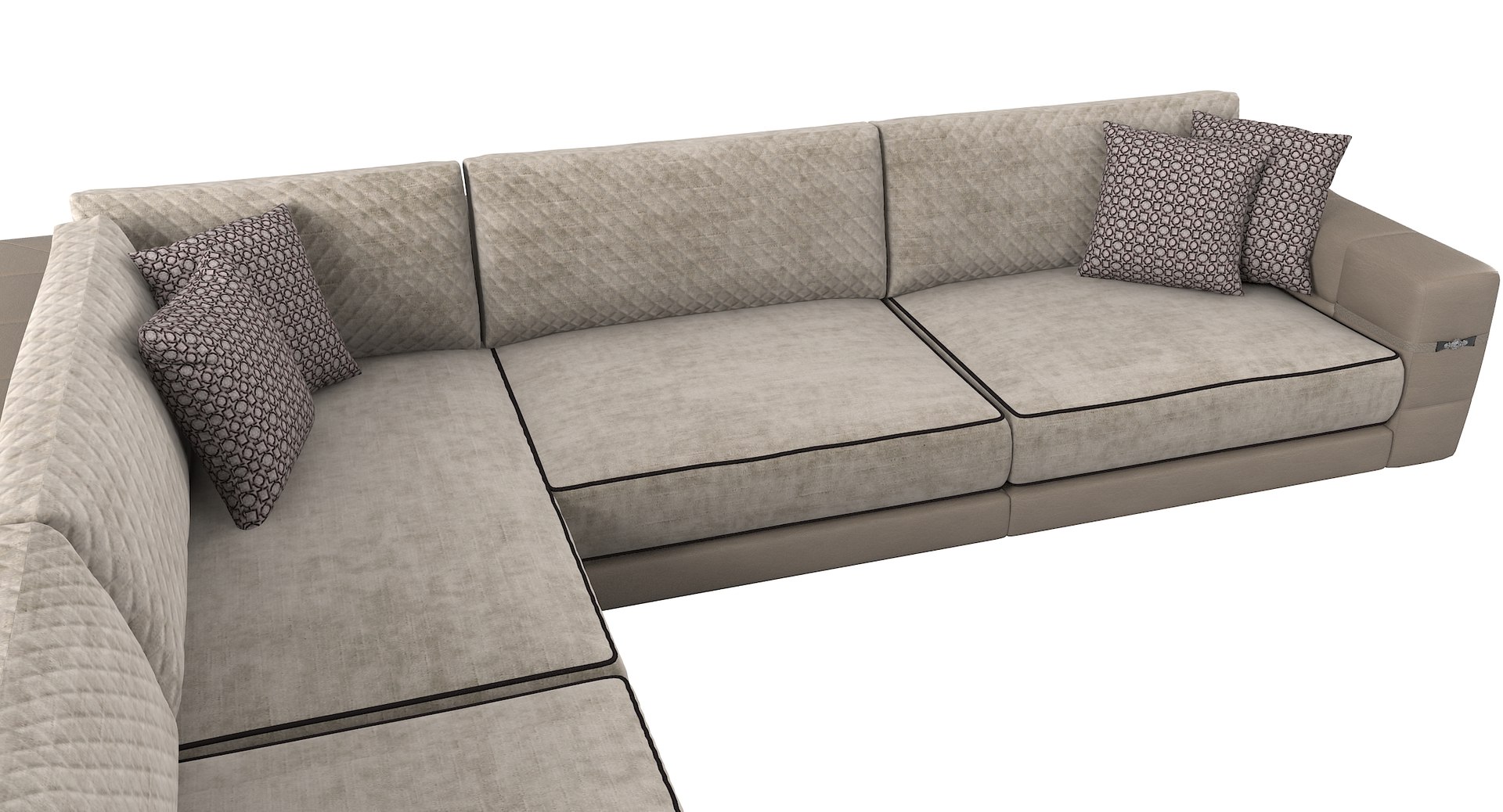 Tecni Nova Corner Sofa Model - TurboSquid 1380159