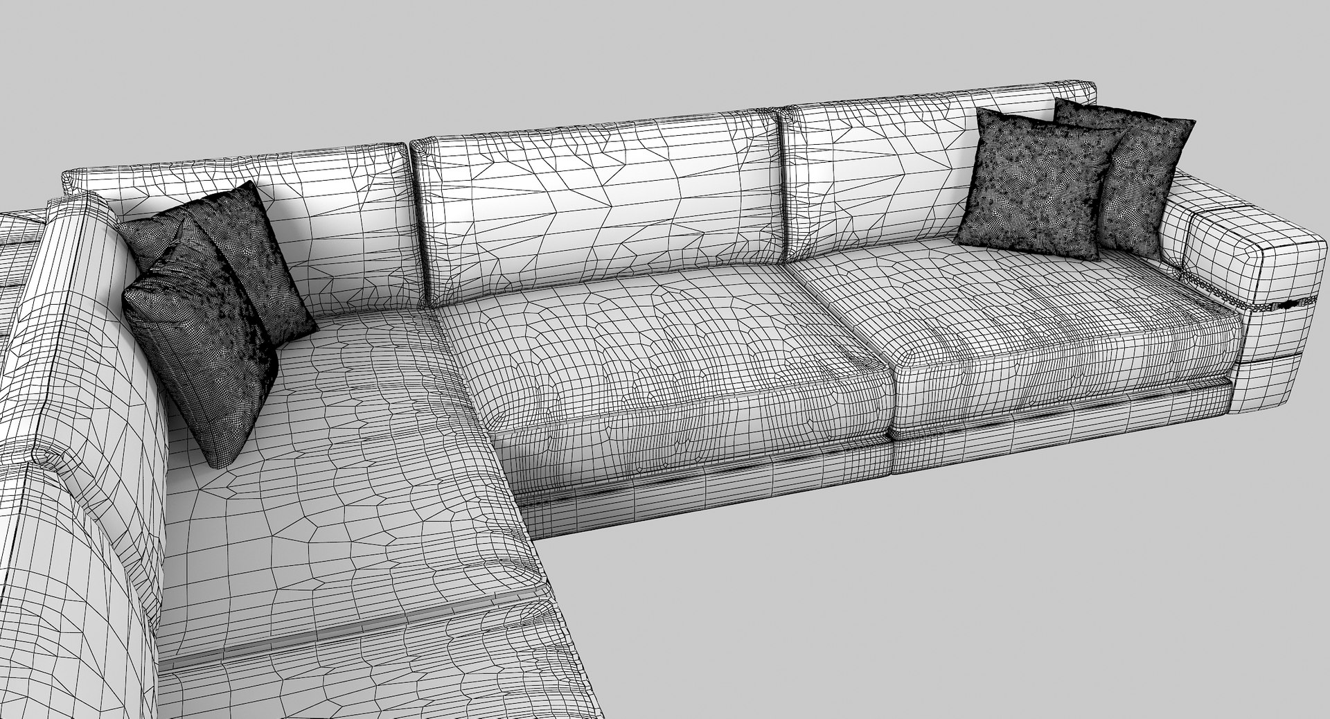 Tecni Nova Corner Sofa Model - TurboSquid 1380159