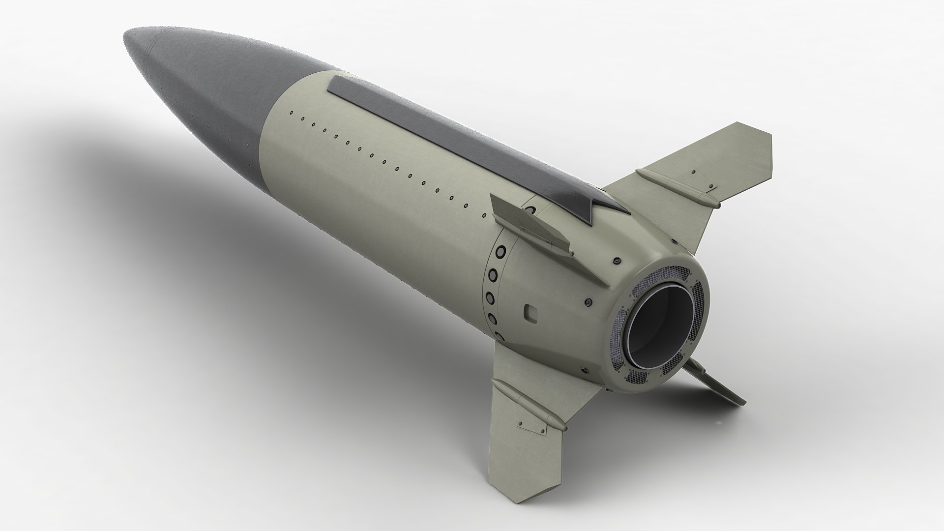 Lockheed Martin MGM-140 ATACMS Army Tactical Missile System 02 3D Model ...
